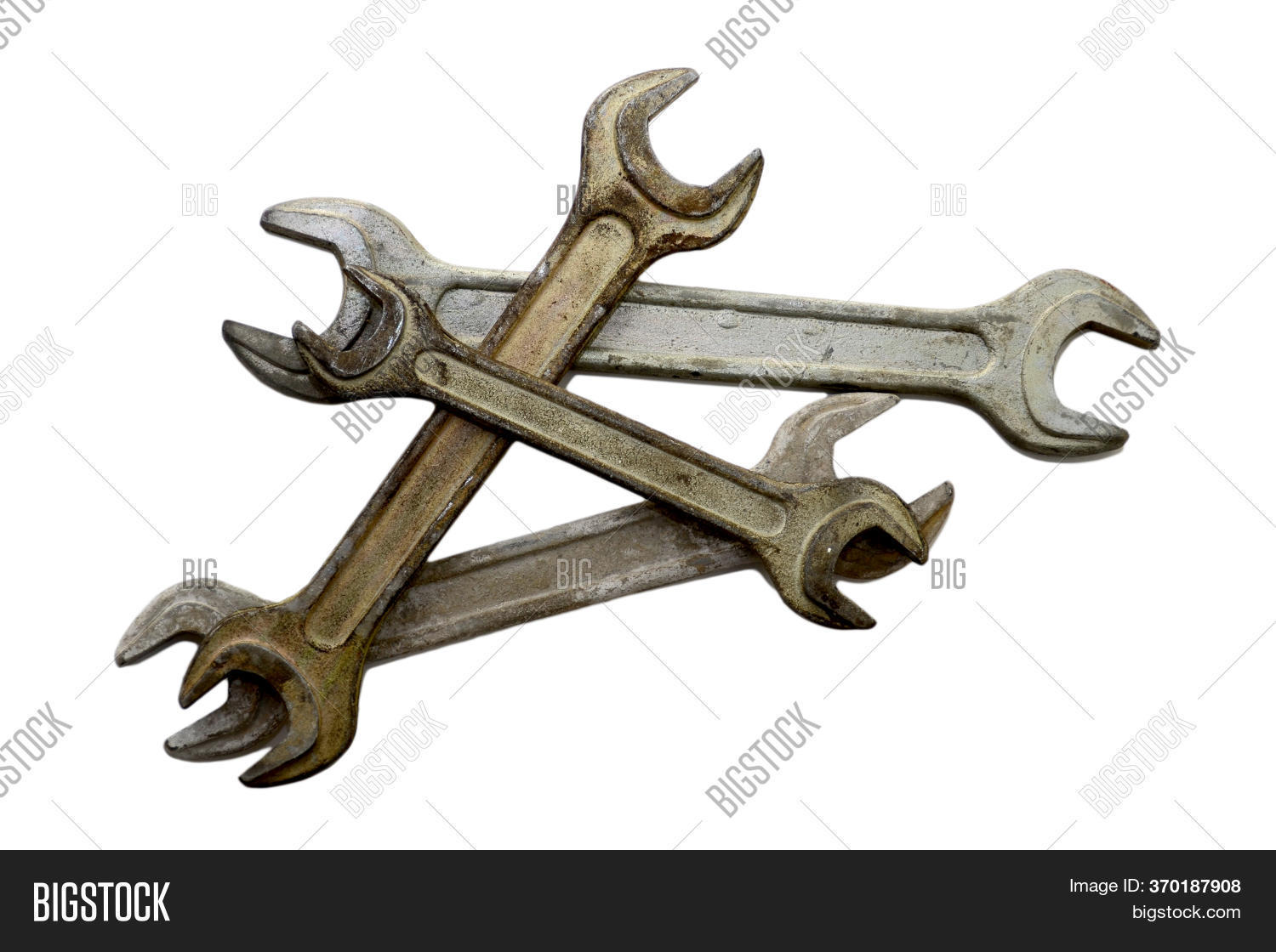 Old Metal Wrenches On Image & Photo (Free Trial) | Bigstock