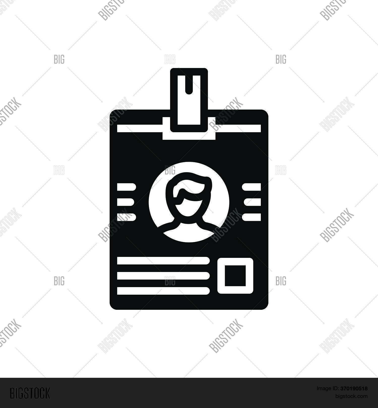 Black Solid Icon Pass Vector & Photo (Free Trial) | Bigstock