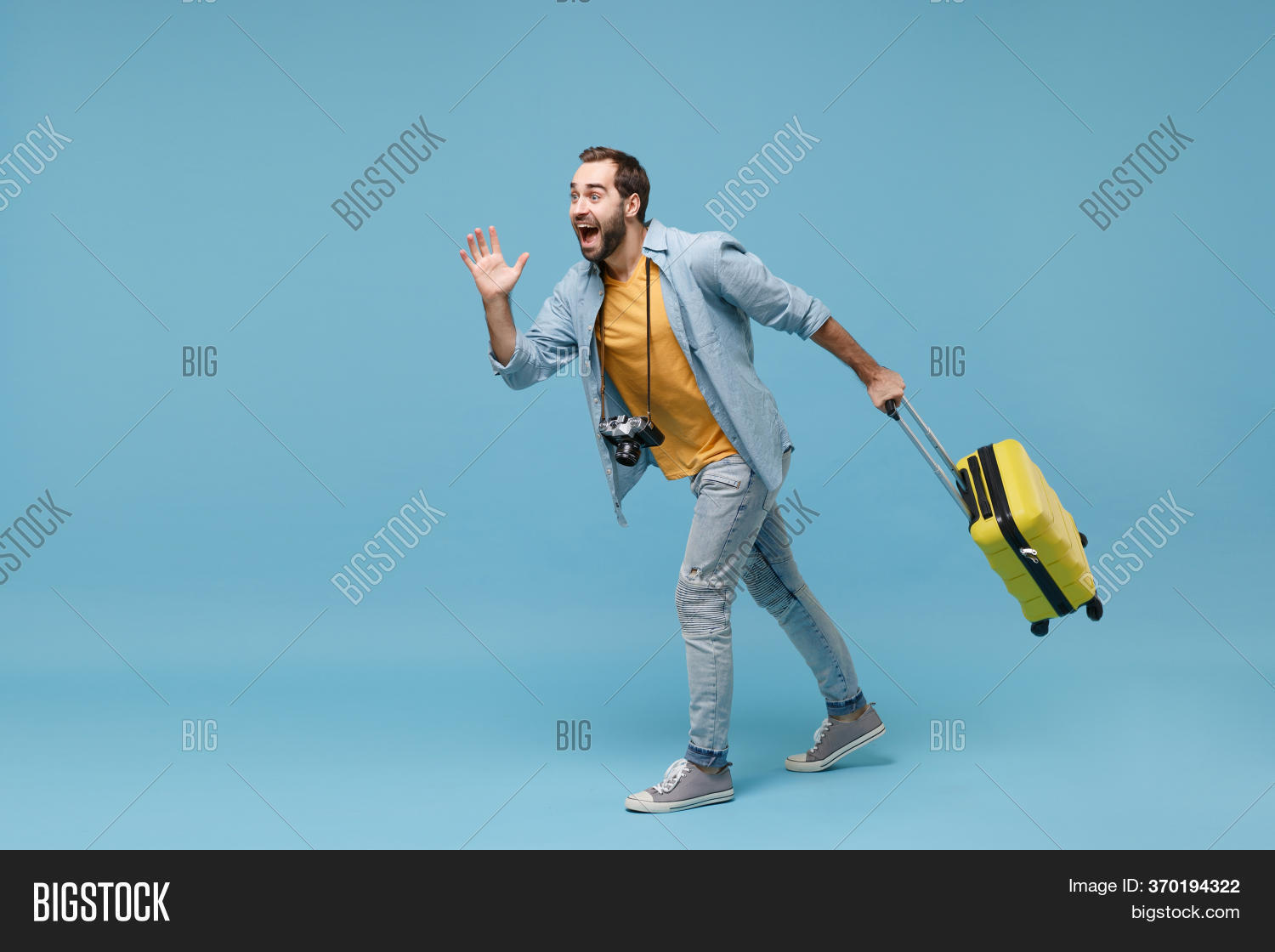 Excited Traveler Image & Photo (Free Trial) | Bigstock