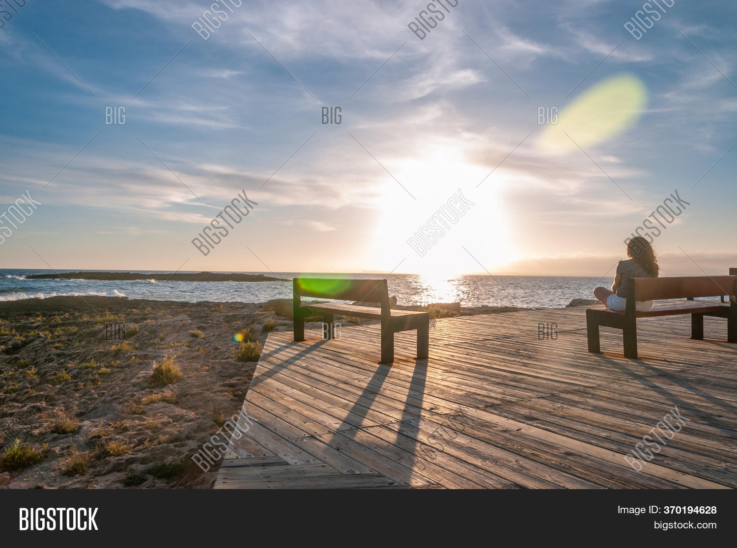 Sunset Colonia De Sant Image & Photo (Free Trial) | Bigstock