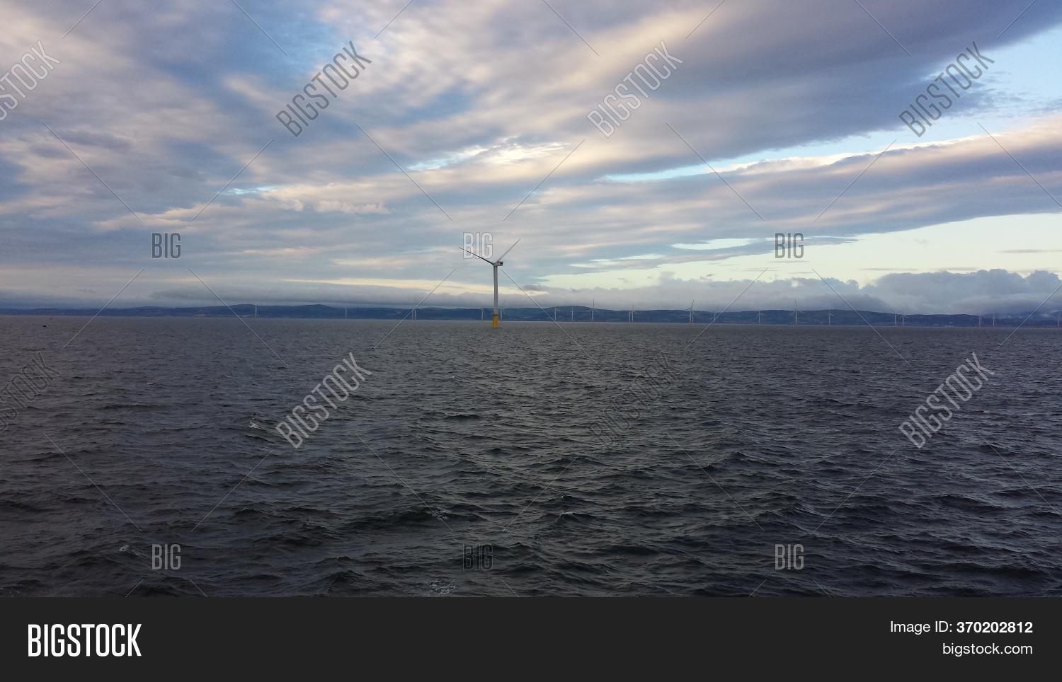 Wind Turbine Sea. Wind Image & Photo (Free Trial) | Bigstock