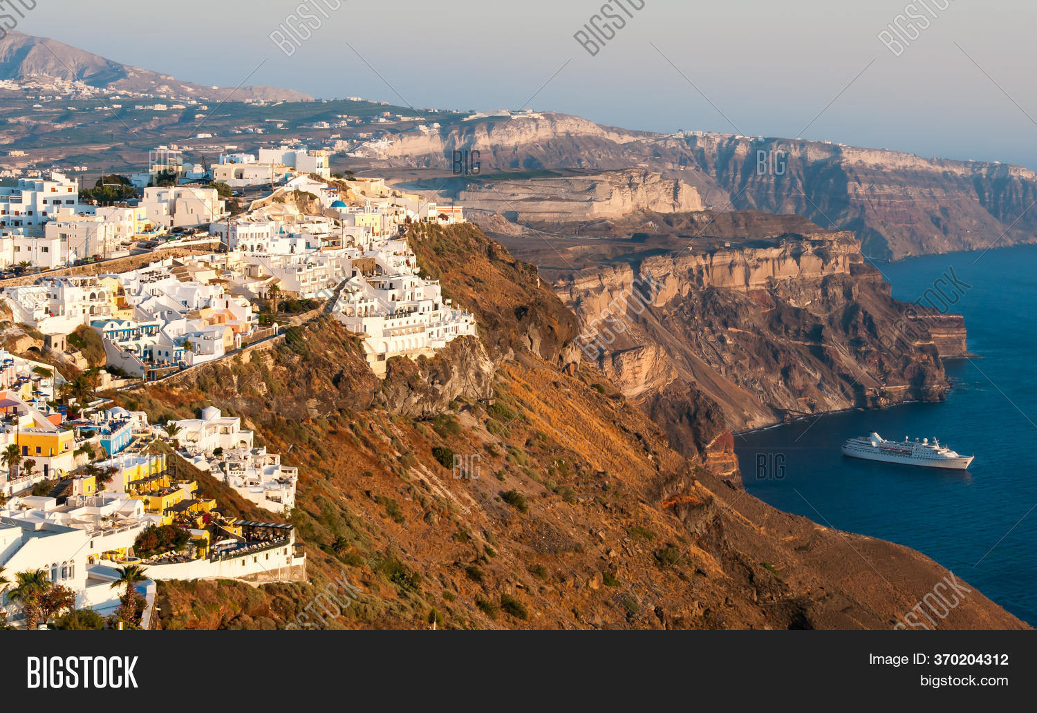 Cityscape Fira Town Image & Photo (Free Trial) | Bigstock
