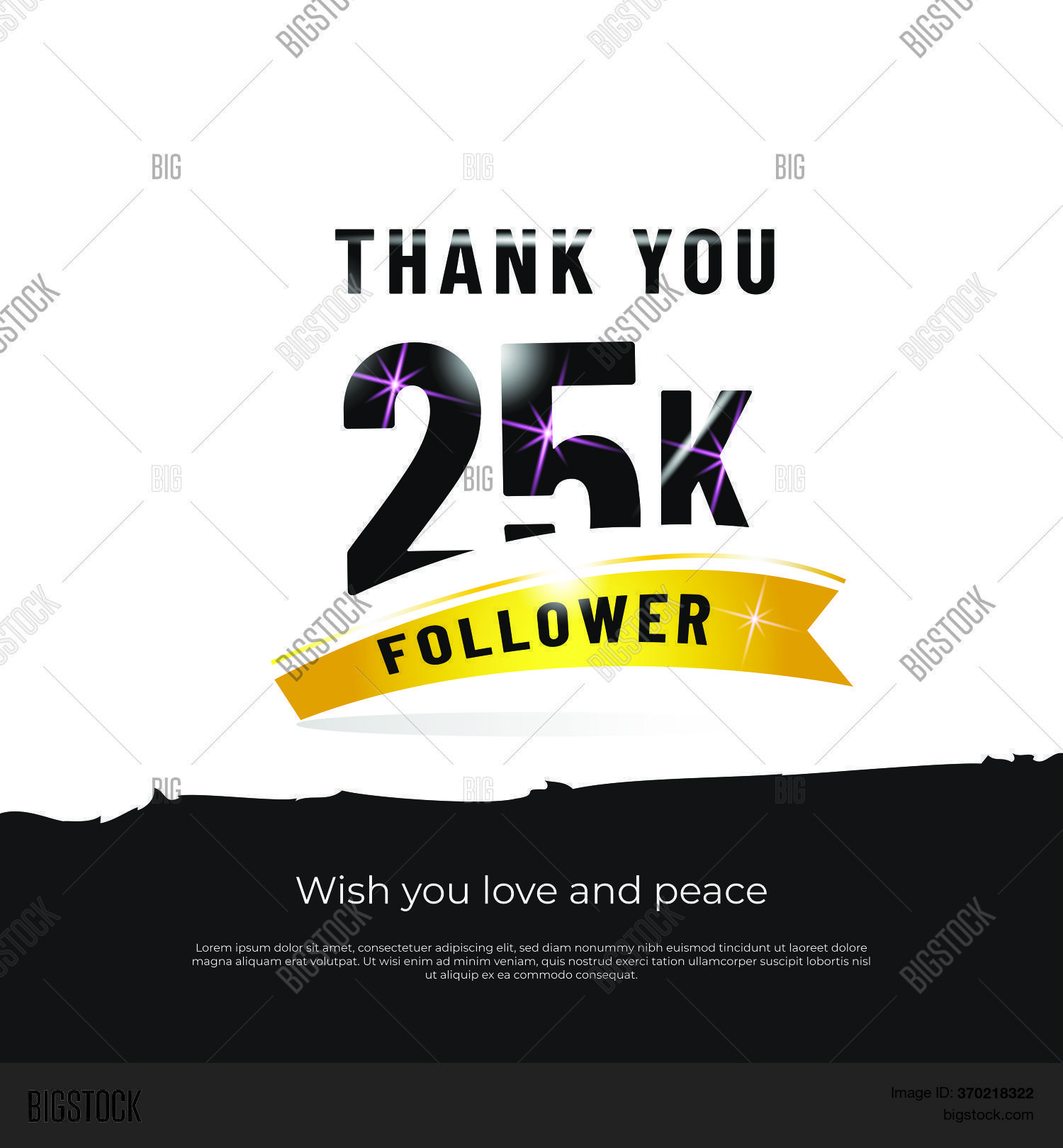 Thank You Followers Vector & Photo (Free Trial) | Bigstock
