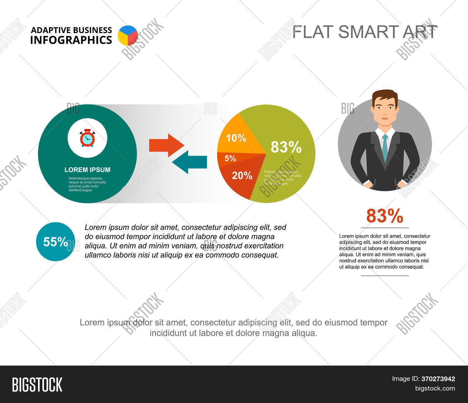 Two Circle Infographic Image & Photo (Free Trial) | Bigstock