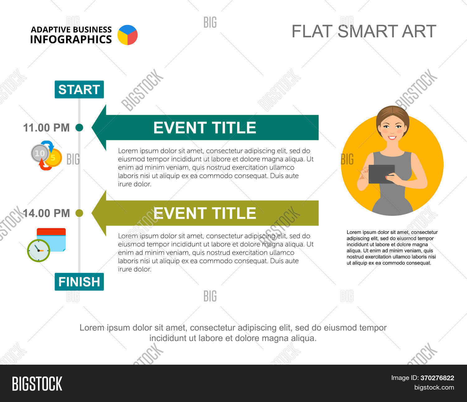 Two Event Diagram. Image & Photo (Free Trial) | Bigstock