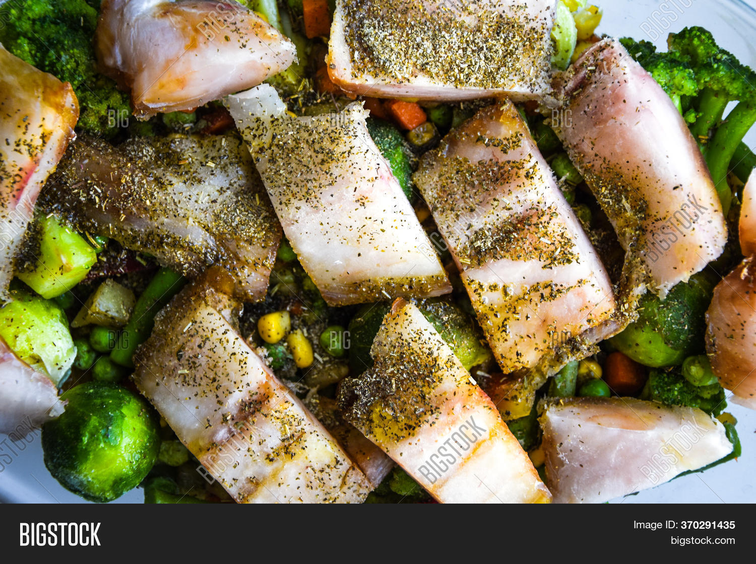Fried Fish Vegetables Image & Photo (Free Trial) | Bigstock