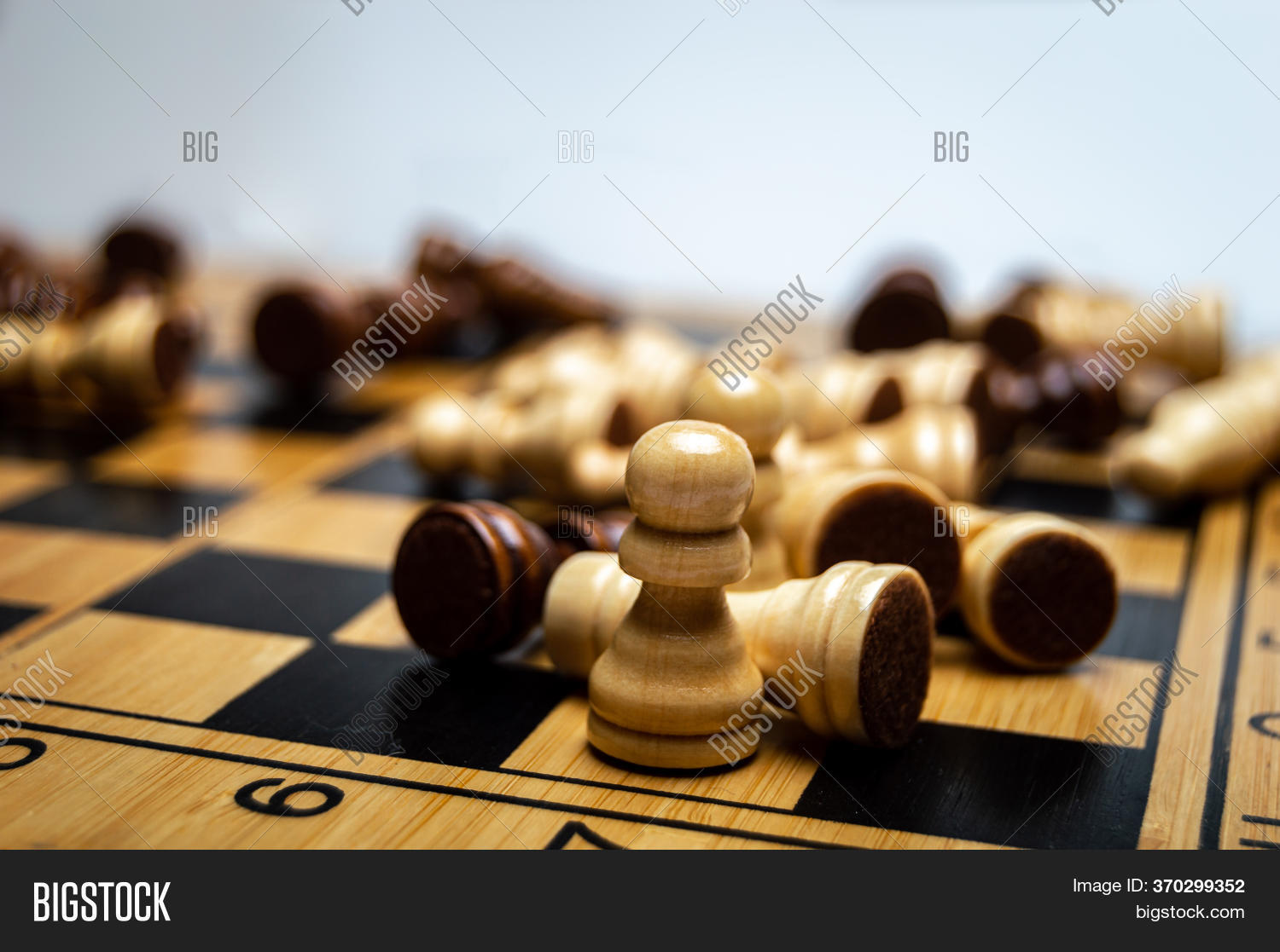 Chess Pieces Fell On Image & Photo (Free Trial) | Bigstock