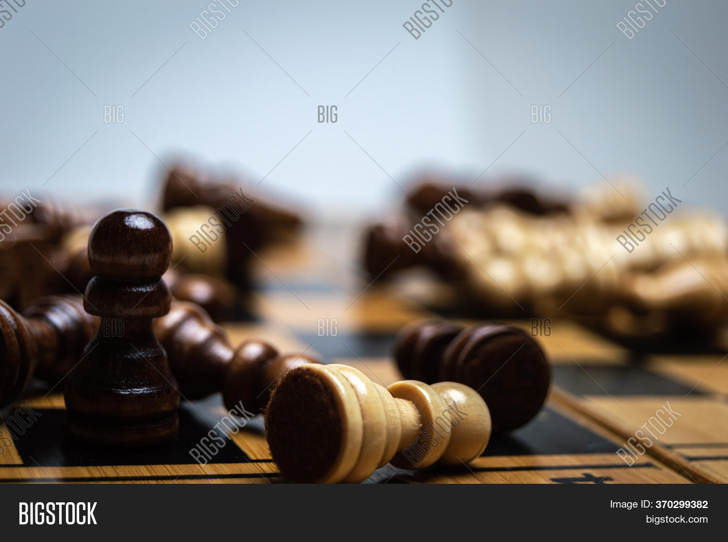 Chess Pieces Fell On Image & Photo (Free Trial) | Bigstock