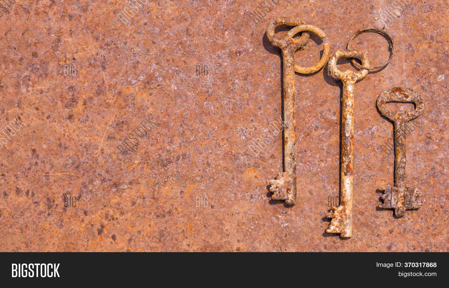 3 Old Rusty Keys On Image & Photo (Free Trial) | Bigstock