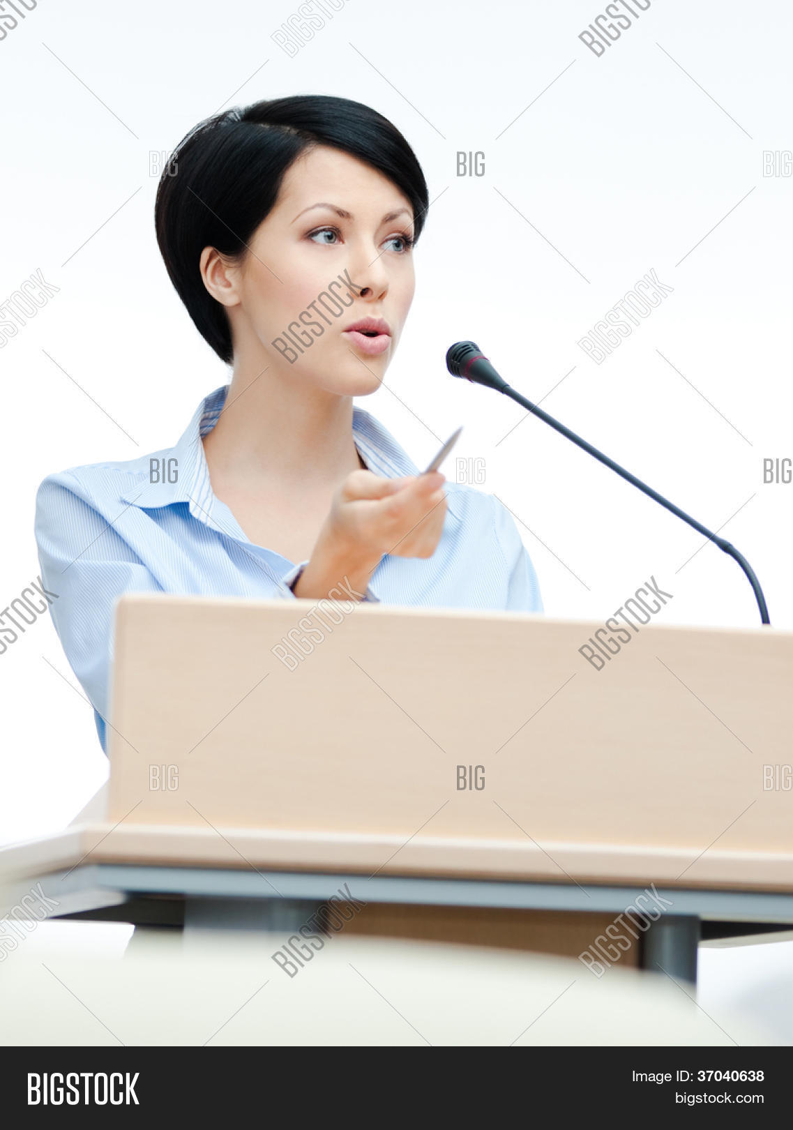 Female Presenter Image & Photo (Free Trial) | Bigstock
