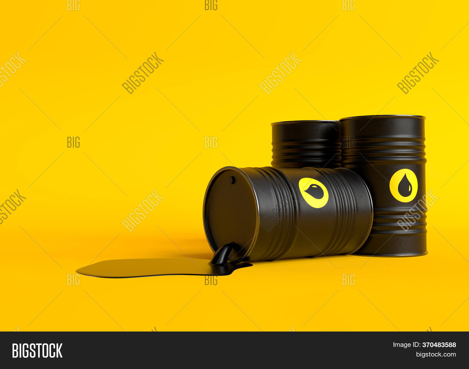 Barrel Oil Spilling On Image & Photo (Free Trial) | Bigstock