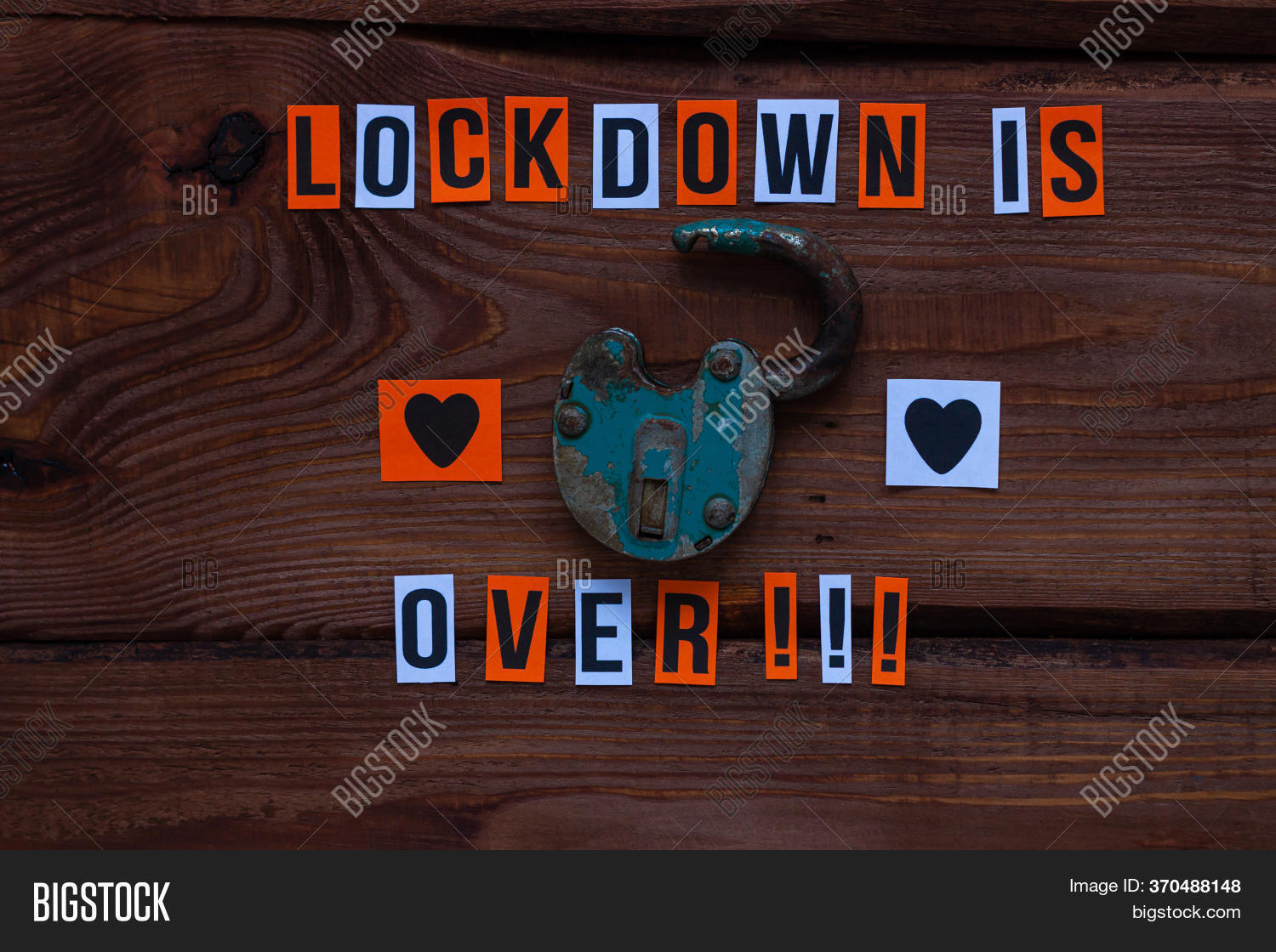 Lockdown Over Sign, Image & Photo (Free Trial) | Bigstock