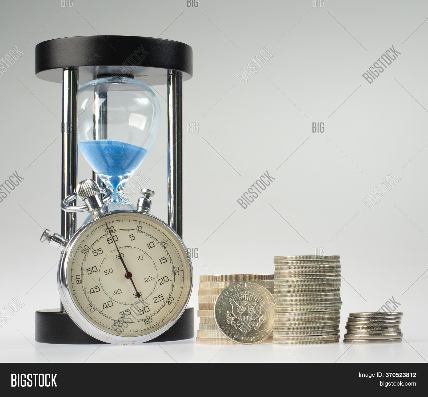 Time Money. Hourglass Image & Photo (Free Trial) | Bigstock