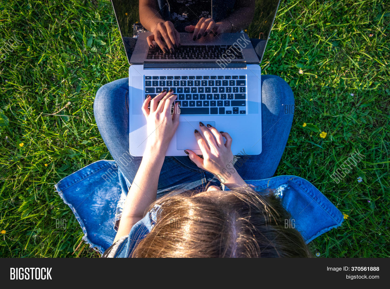 Work Laptop Outdoor. Image & Photo (Free Trial) | Bigstock