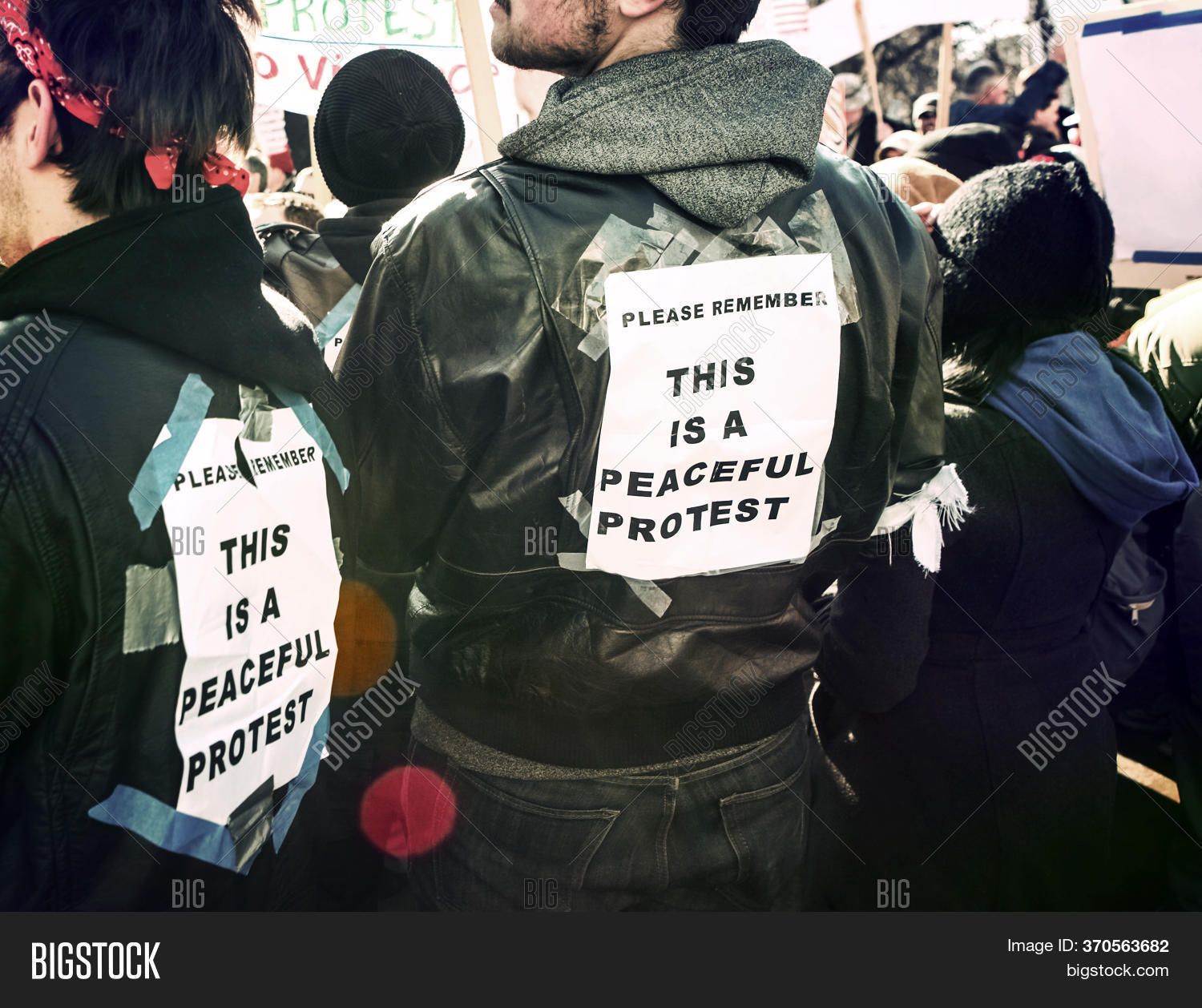 Protesters Wearing Image & Photo (Free Trial) | Bigstock