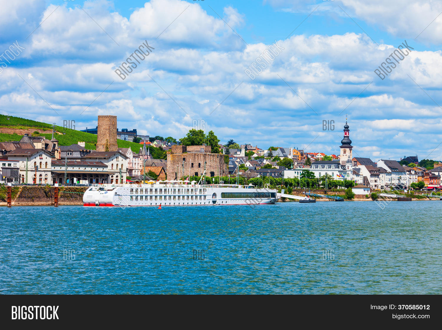 Rudesheim Rhein Aerial Image & Photo (Free Trial) | Bigstock