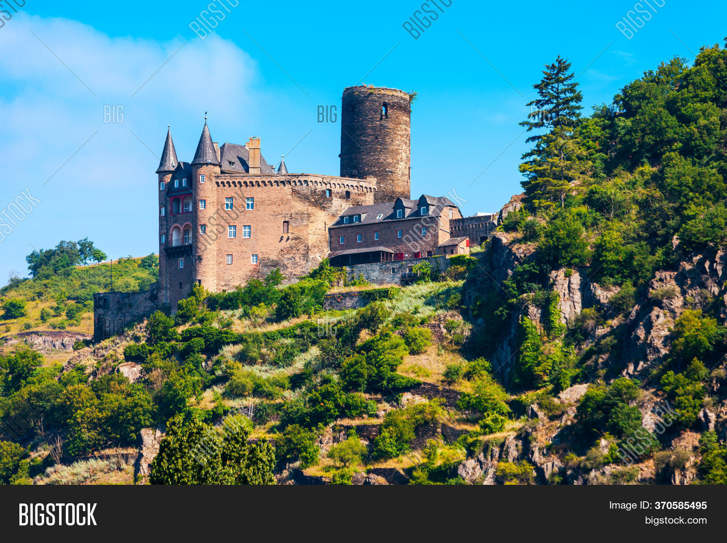 Katz Castle Burg Katz Image & Photo (Free Trial) | Bigstock