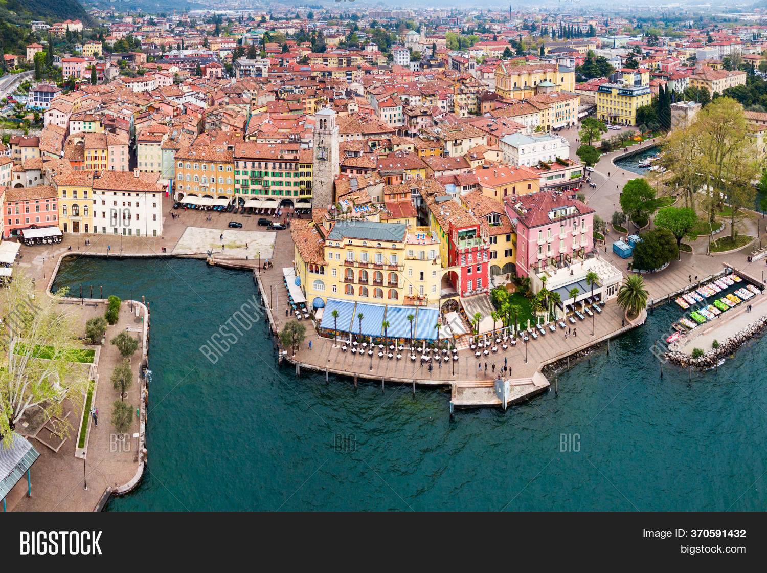 Riva Del Garda Aerial Image & Photo (Free Trial) | Bigstock