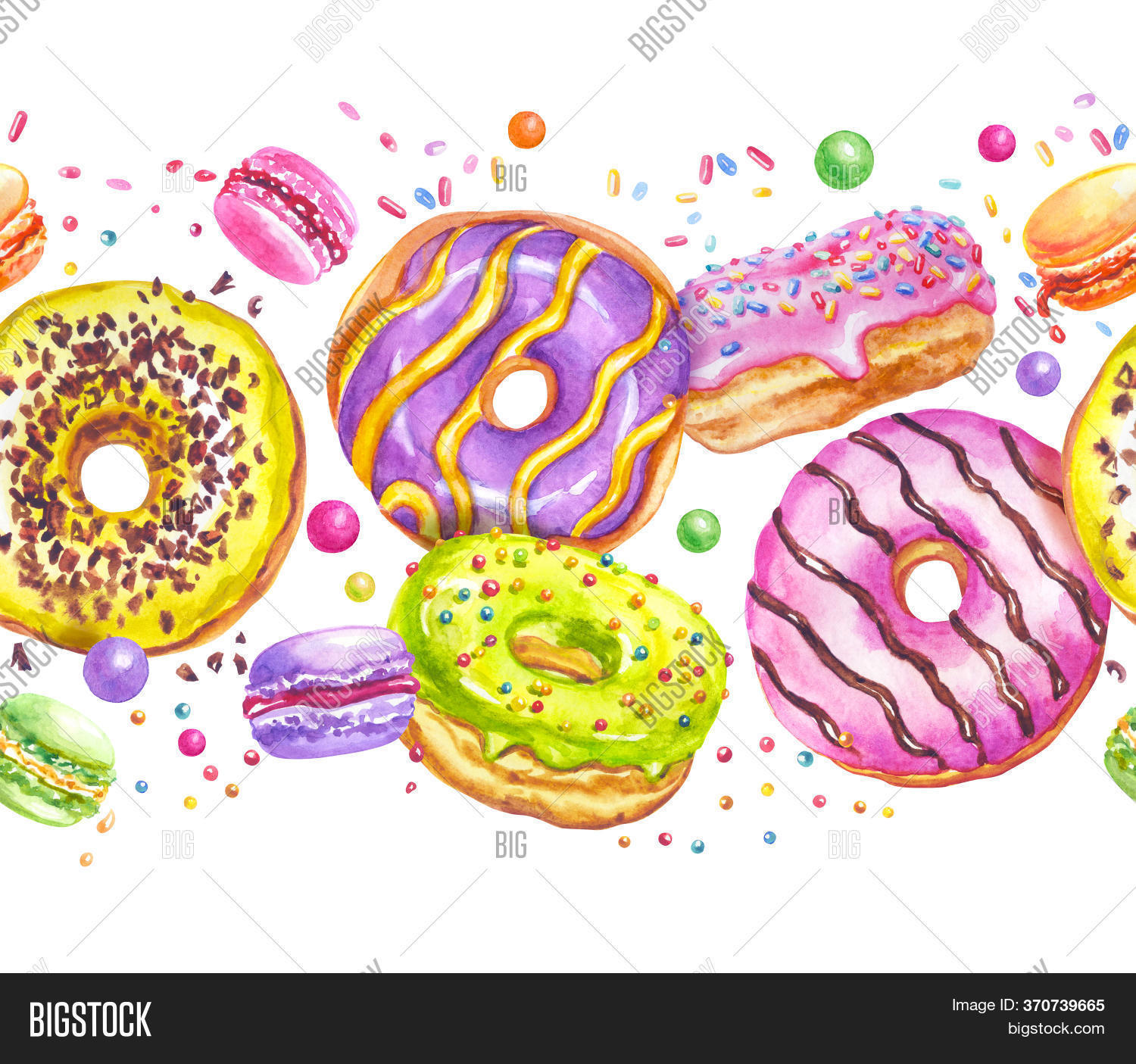 Donut Clipart Border