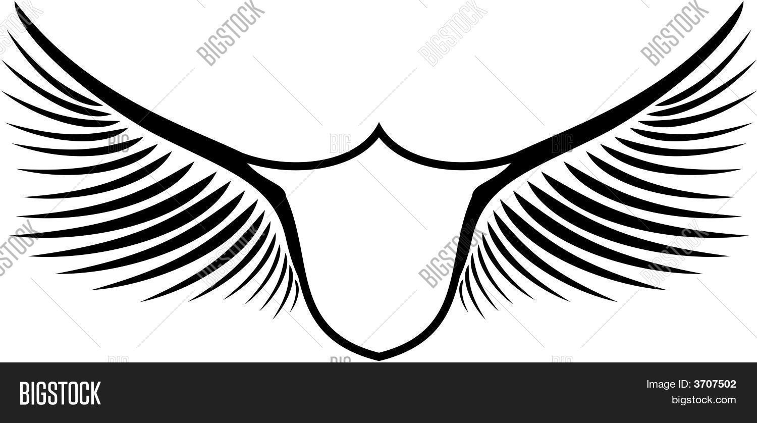 Wings Shield Vector & Photo (Free Trial) | Bigstock