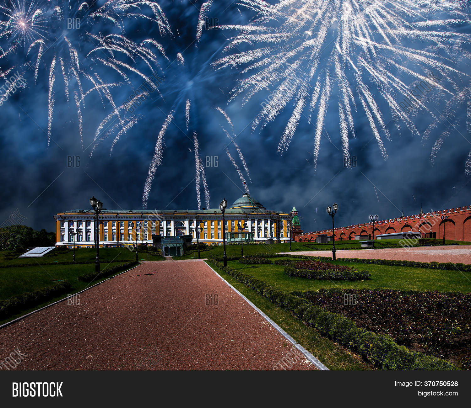 Fireworks Over Moscow Image & Photo (Free Trial) | Bigstock