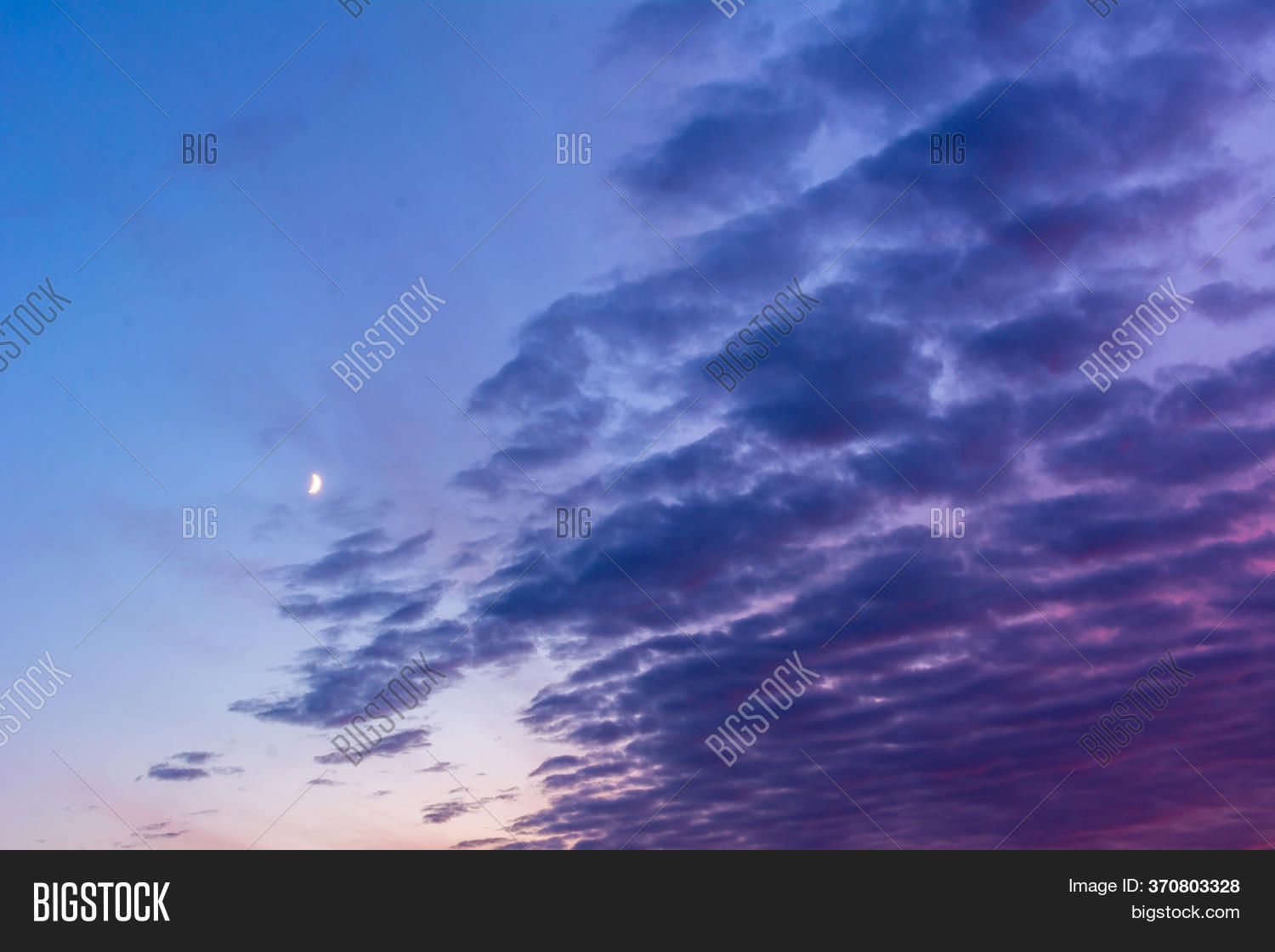 Crescent Moon Sky Image & Photo (Free Trial) | Bigstock