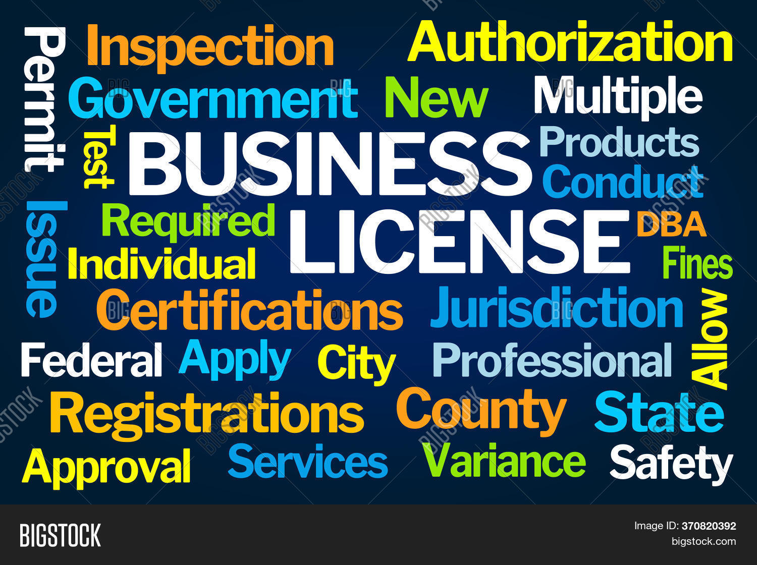 Business License Word Image & Photo (Free Trial) | Bigstock