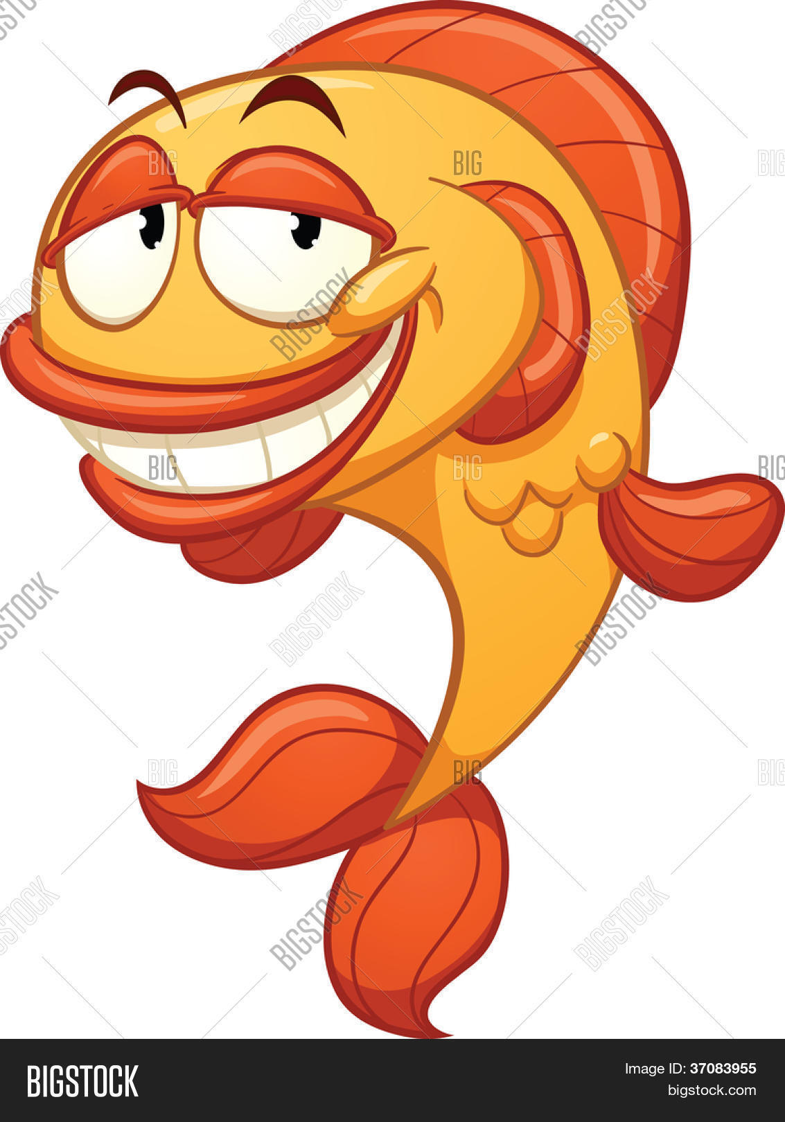 Cartoon Fish. Vector Vector & Photo (Free Trial) | Bigstock