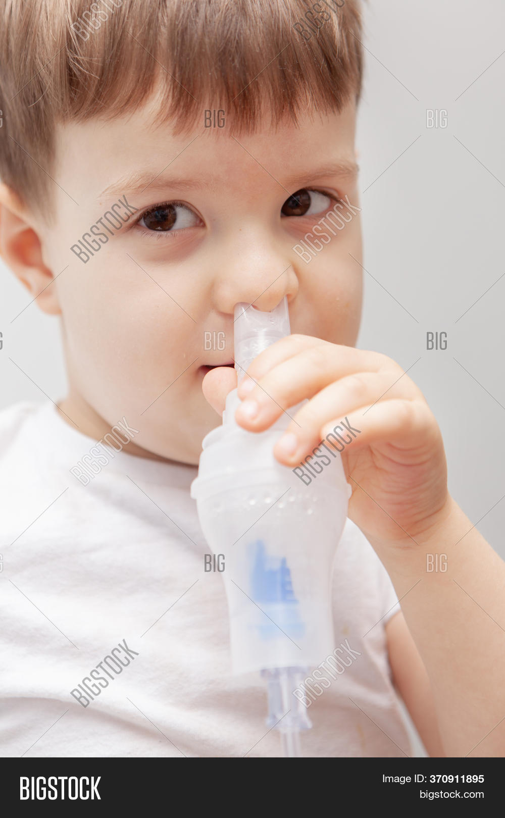 Boy Makes Inhalations Image & Photo (Free Trial) | Bigstock