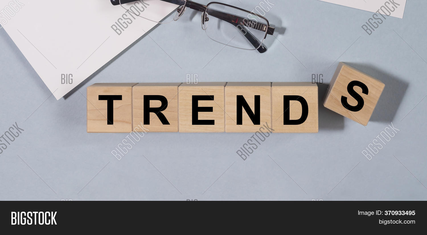 Word Trends On Cube Image & Photo (Free Trial) | Bigstock