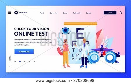 Eyesight Check Eye Vector & Photo (Free Trial) | Bigstock