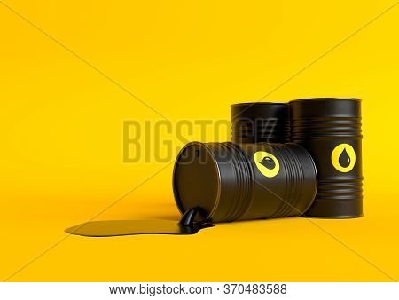 Barrel Oil Spilling On Image & Photo (Free Trial) | Bigstock
