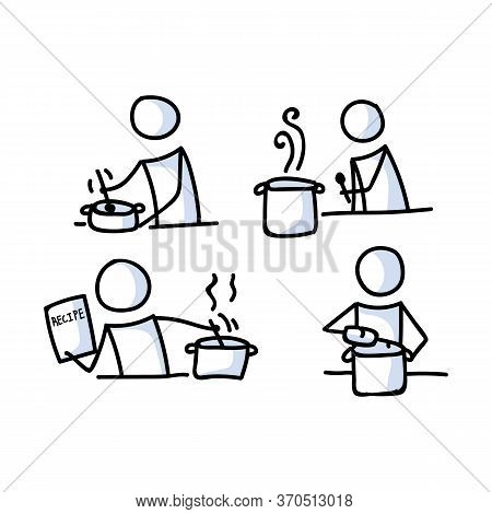 Cute Stick Figure Vector & Photo (Free Trial) | Bigstock