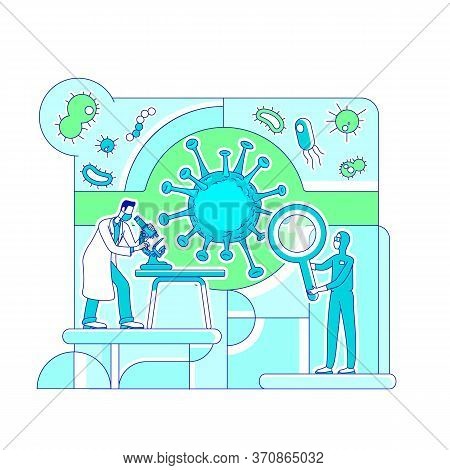 Virology Science Thin Vector & Photo (Free Trial) | Bigstock