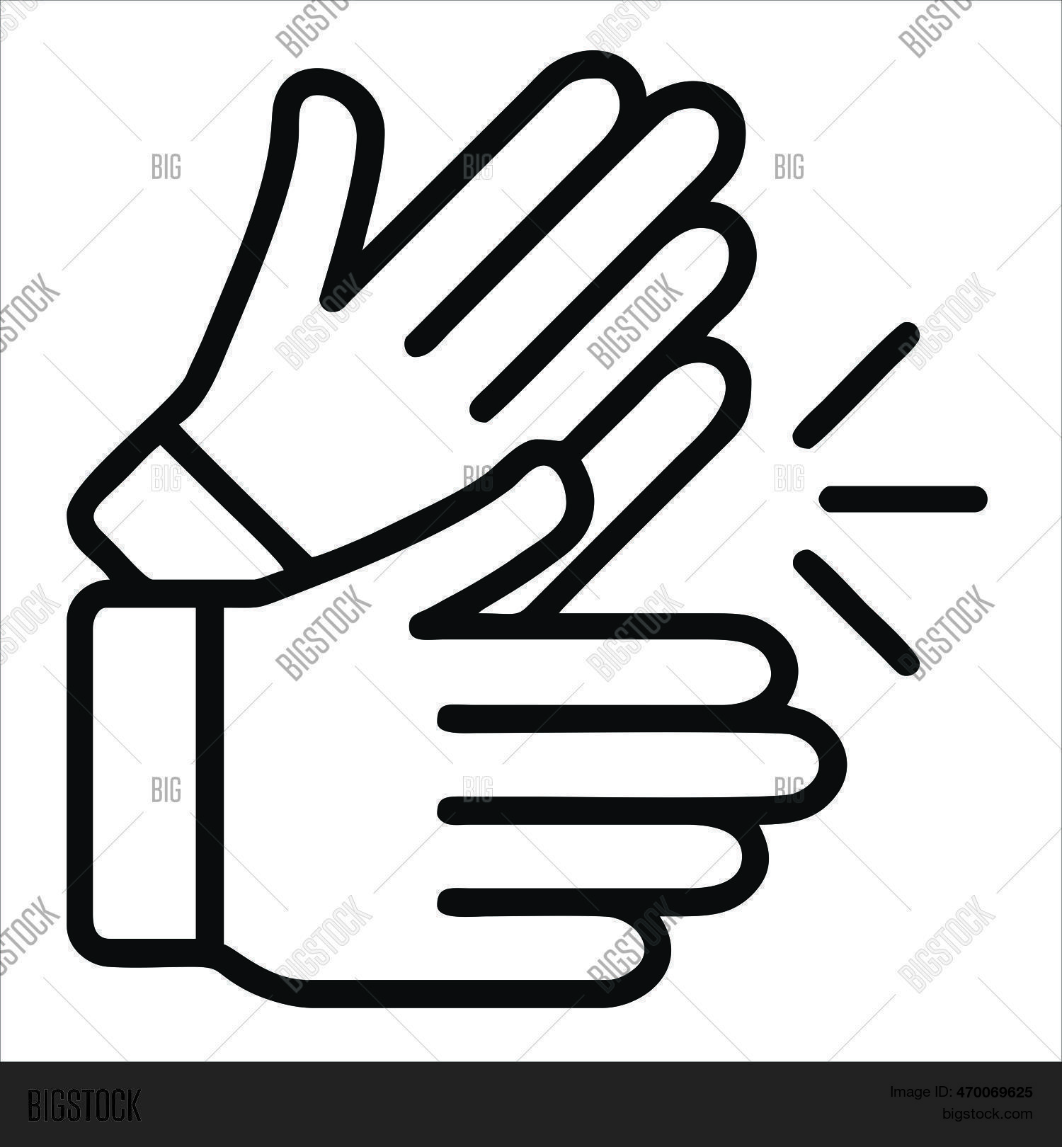Clapping Hands Icon. Vector & Photo (Free Trial) | Bigstock