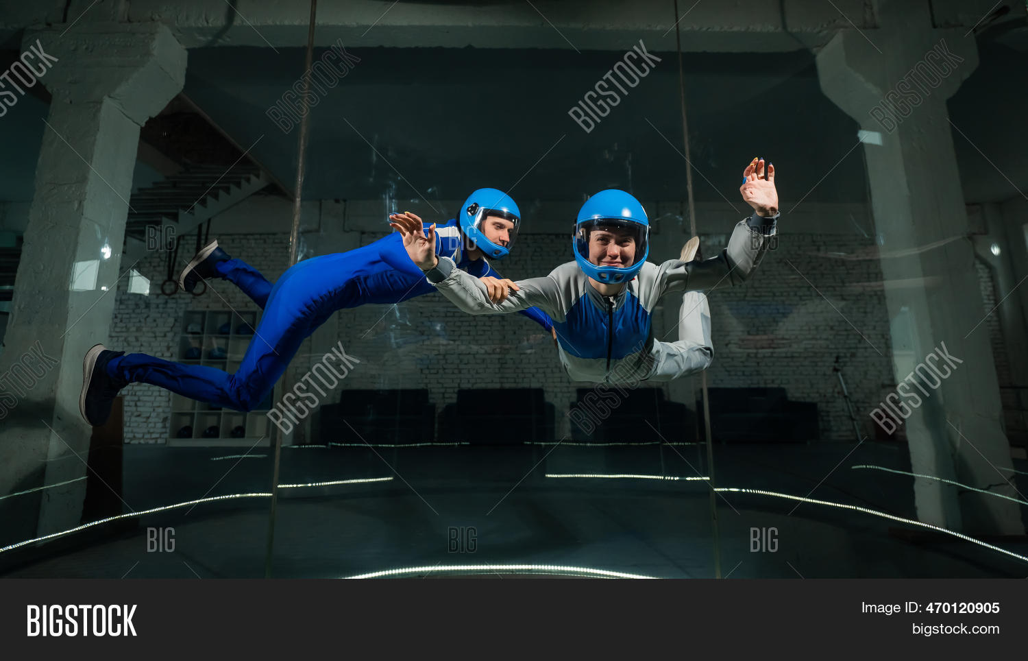 Man Woman Enjoy Flying Image & Photo (Free Trial) | Bigstock