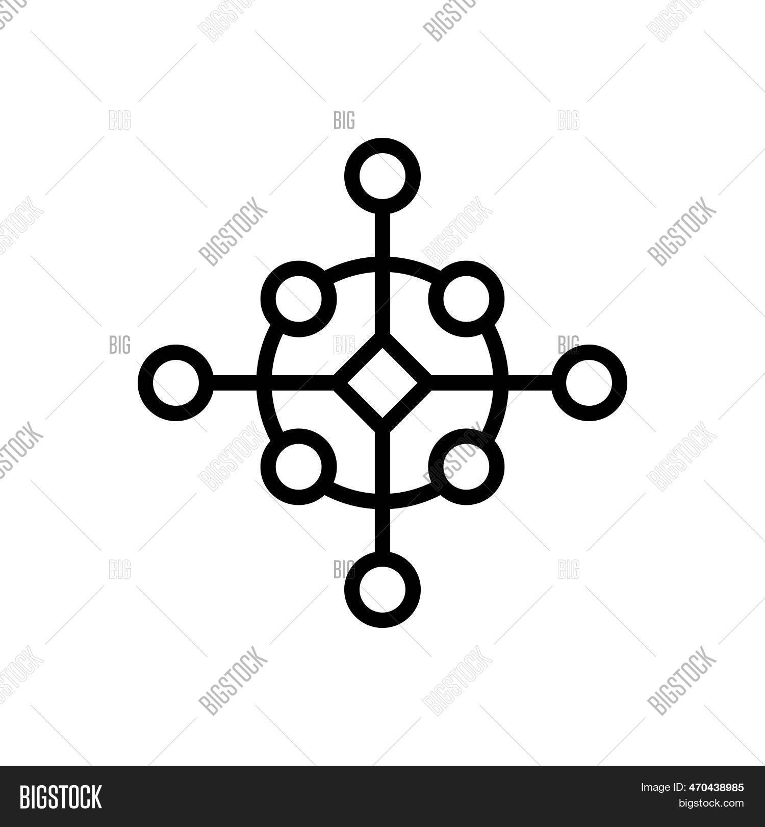 Black Line Icon Image & Photo (Free Trial) | Bigstock