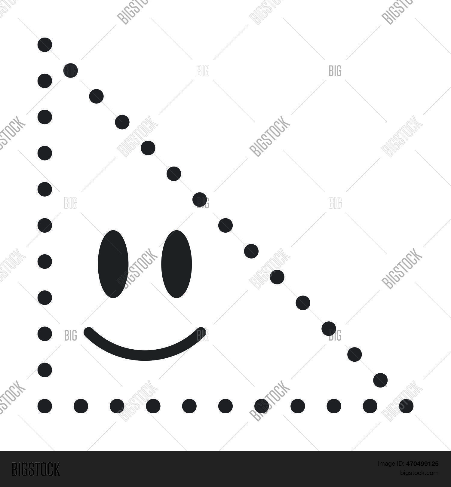 Dotted Right Angle Vector & Photo (Free Trial) | Bigstock