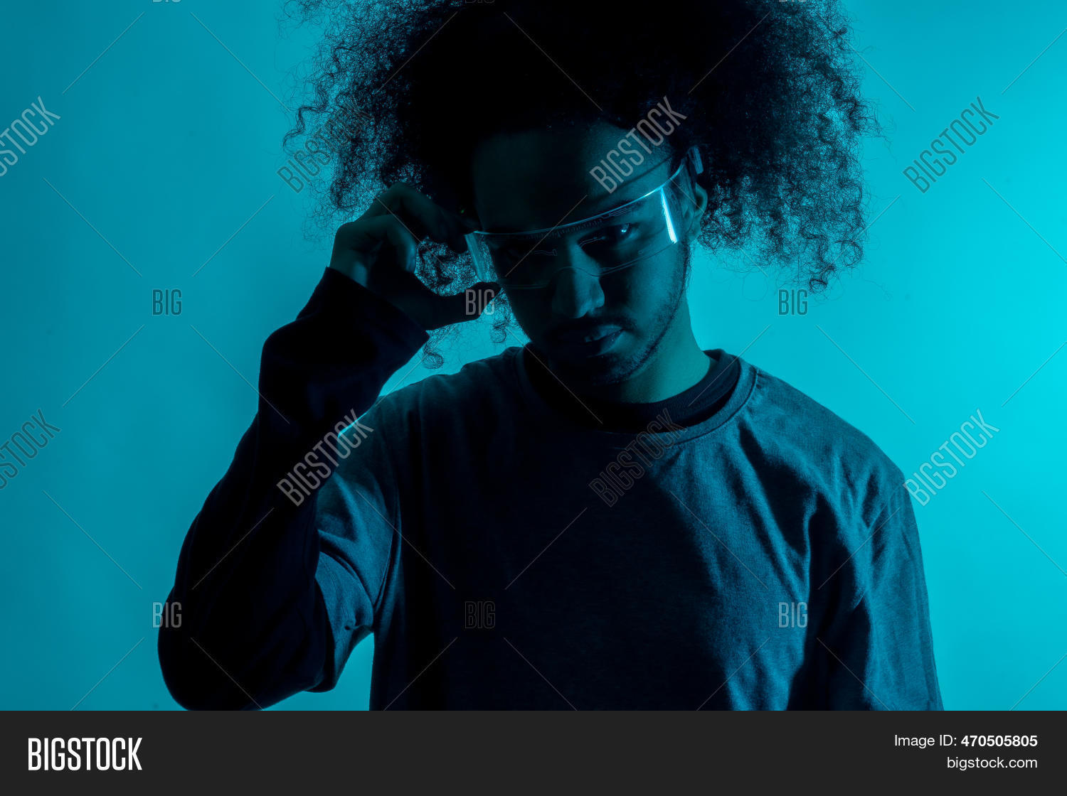 Silhouette Blue Light Image & Photo (Free Trial) | Bigstock