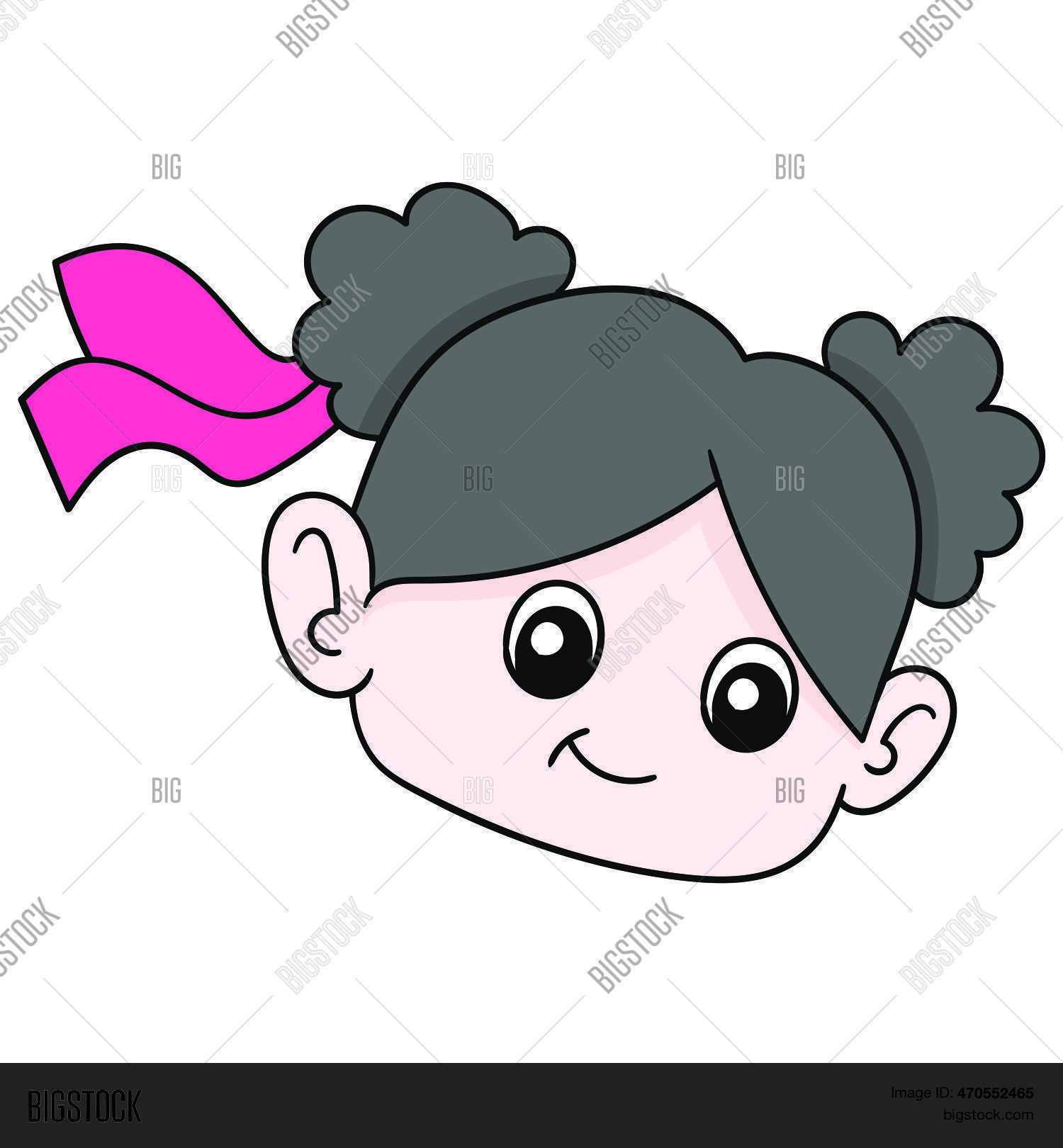 Chinese Girl Head Vector & Photo (Free Trial) | Bigstock