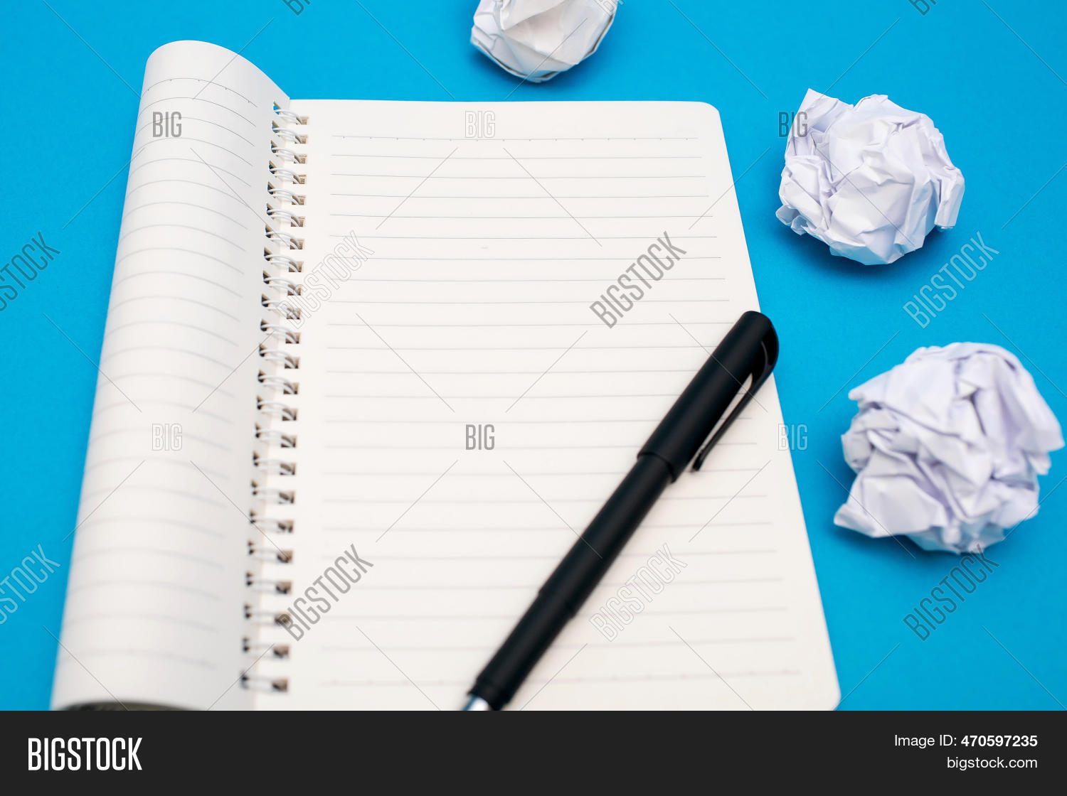 Empty Open Notepad, Image & Photo (Free Trial) | Bigstock