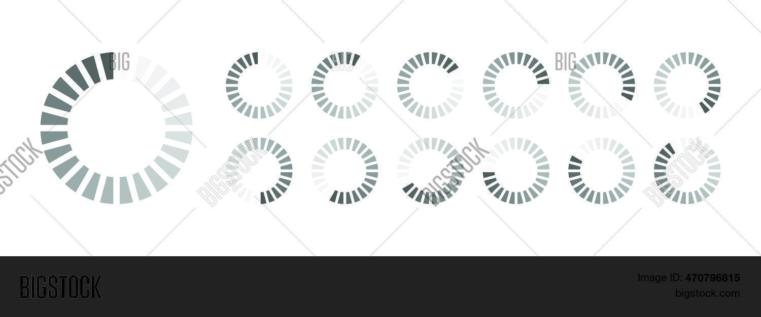 Circular Loading Vector And Photo Free Trial Bigstock