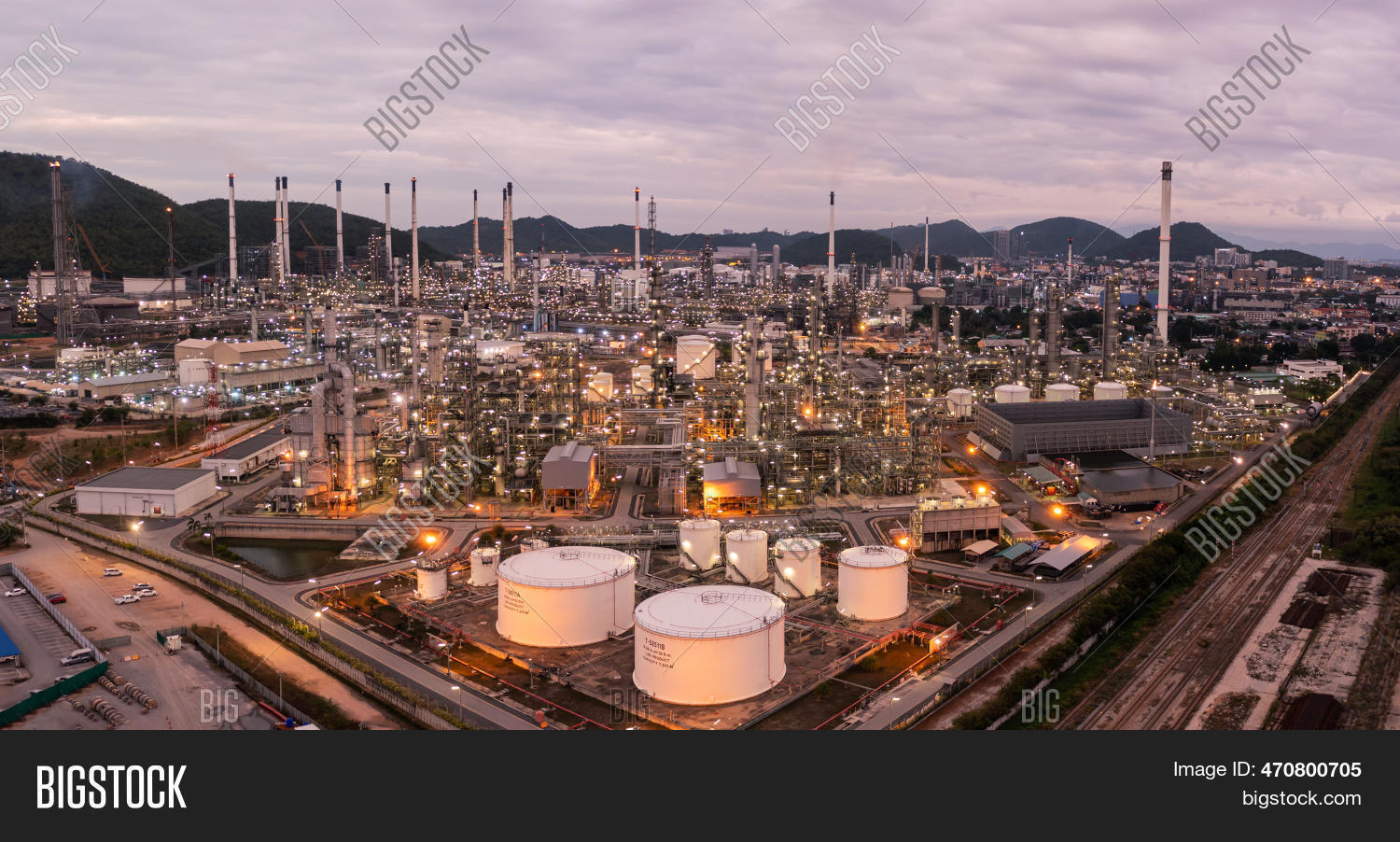 Aerial View Drone Oil Image & Photo (Free Trial) | Bigstock