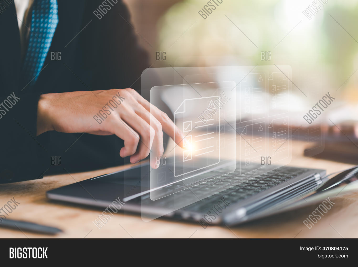 Businessman Checking Image & Photo (Free Trial) | Bigstock