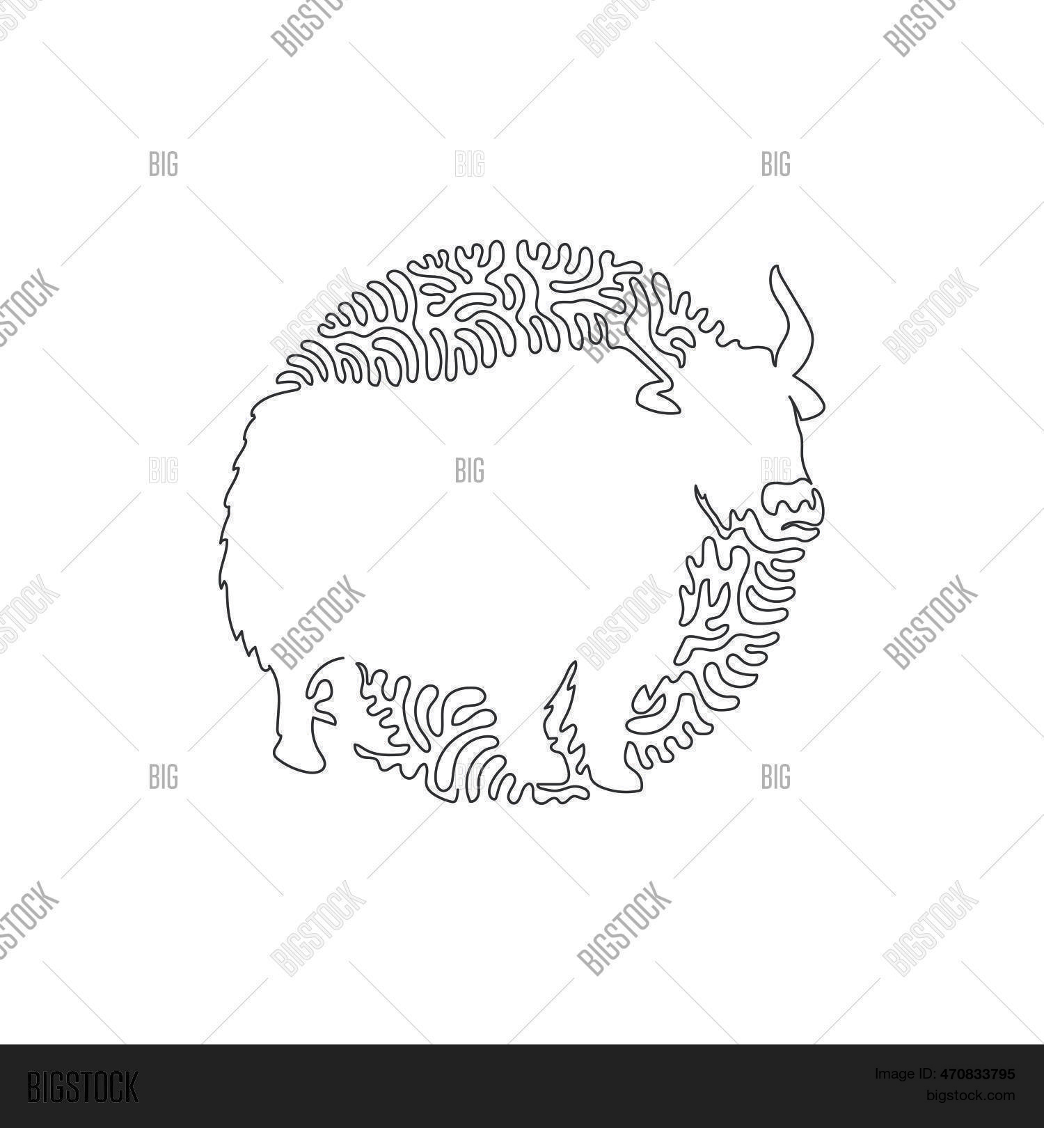 Single Swirl Vector & Photo (Free Trial) | Bigstock