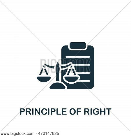 Principle Right Icon Vector & Photo (Free Trial) | Bigstock