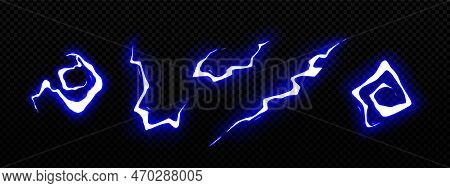 Set Neon Blue Vector & Photo (Free Trial) | Bigstock