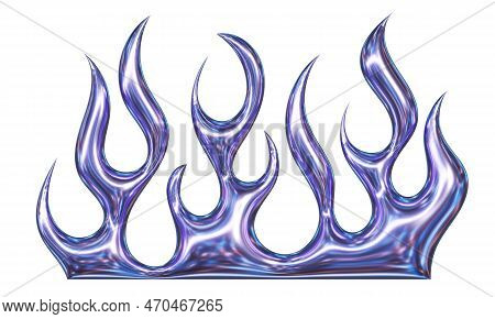 3d Chrome Metal Y2k Image & Photo (Free Trial) | Bigstock