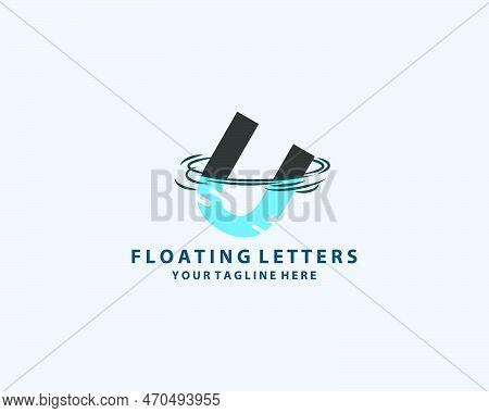 U Wave Logo Design Vector & Photo (Free Trial) | Bigstock