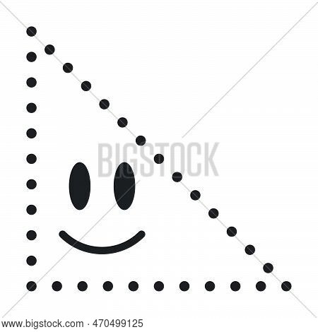 Dotted Right Angle Vector & Photo (Free Trial) | Bigstock